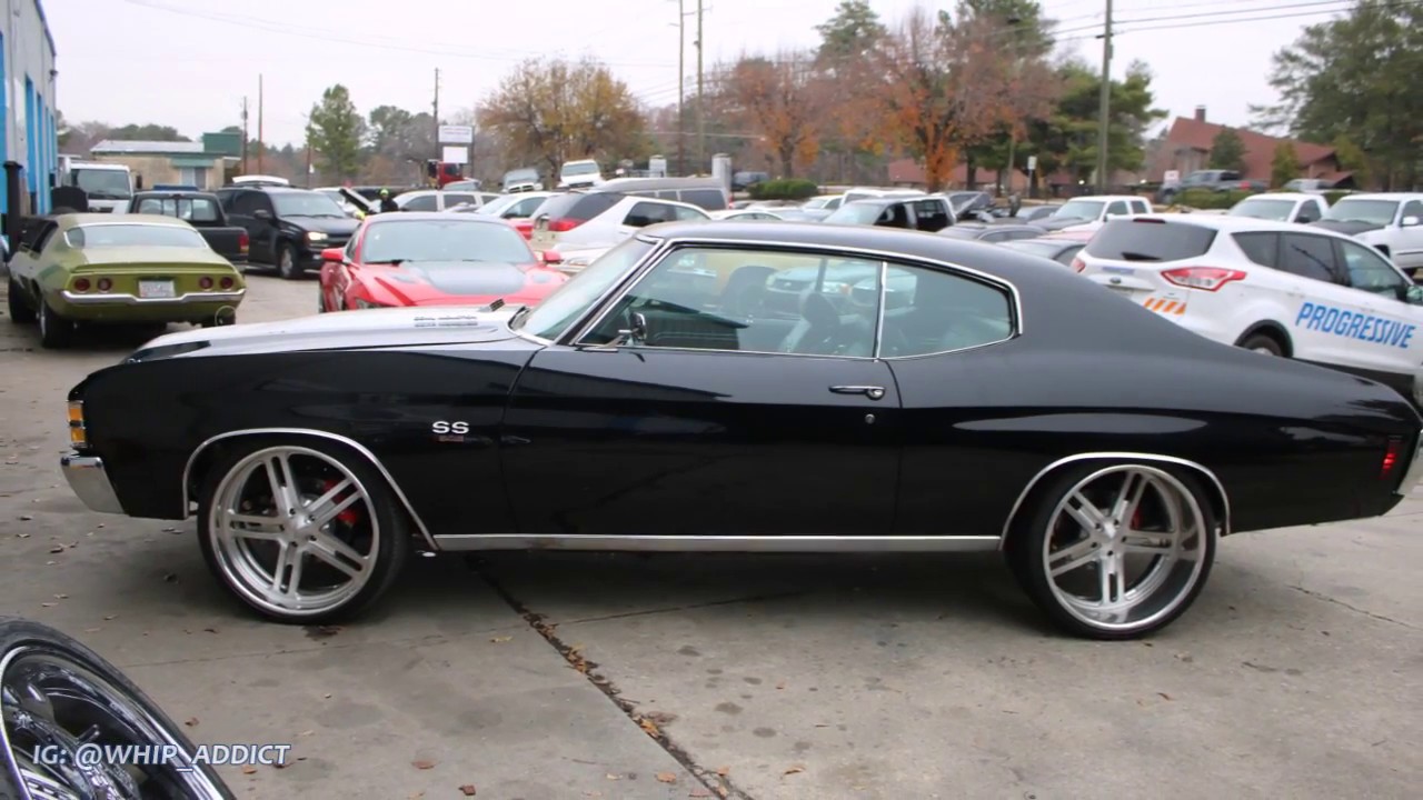 WhipAddict: 71' Chevrolet Chevelle SS 502 on 22" Budniks at College ...