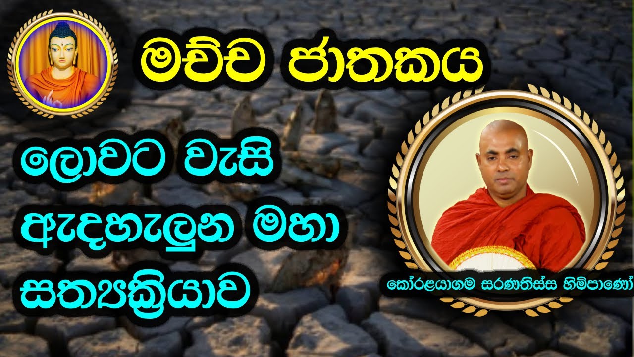 මේ නියං සමයේ අහන්න තවත් ලස්සන ජාතක කතාවක් | ජාතක කතා | jathaka katha ...