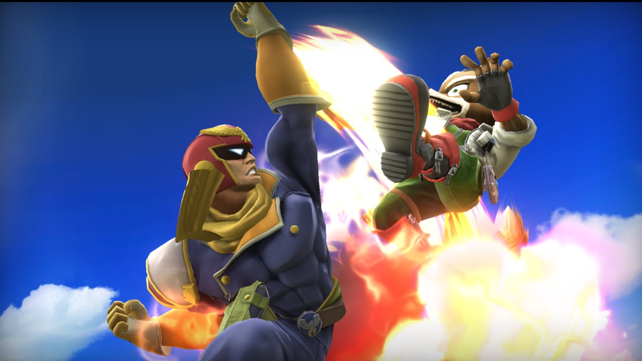 Every Fox vs Captain Falcon Match-up (Super Smash Bros. Wii U) - YouTube