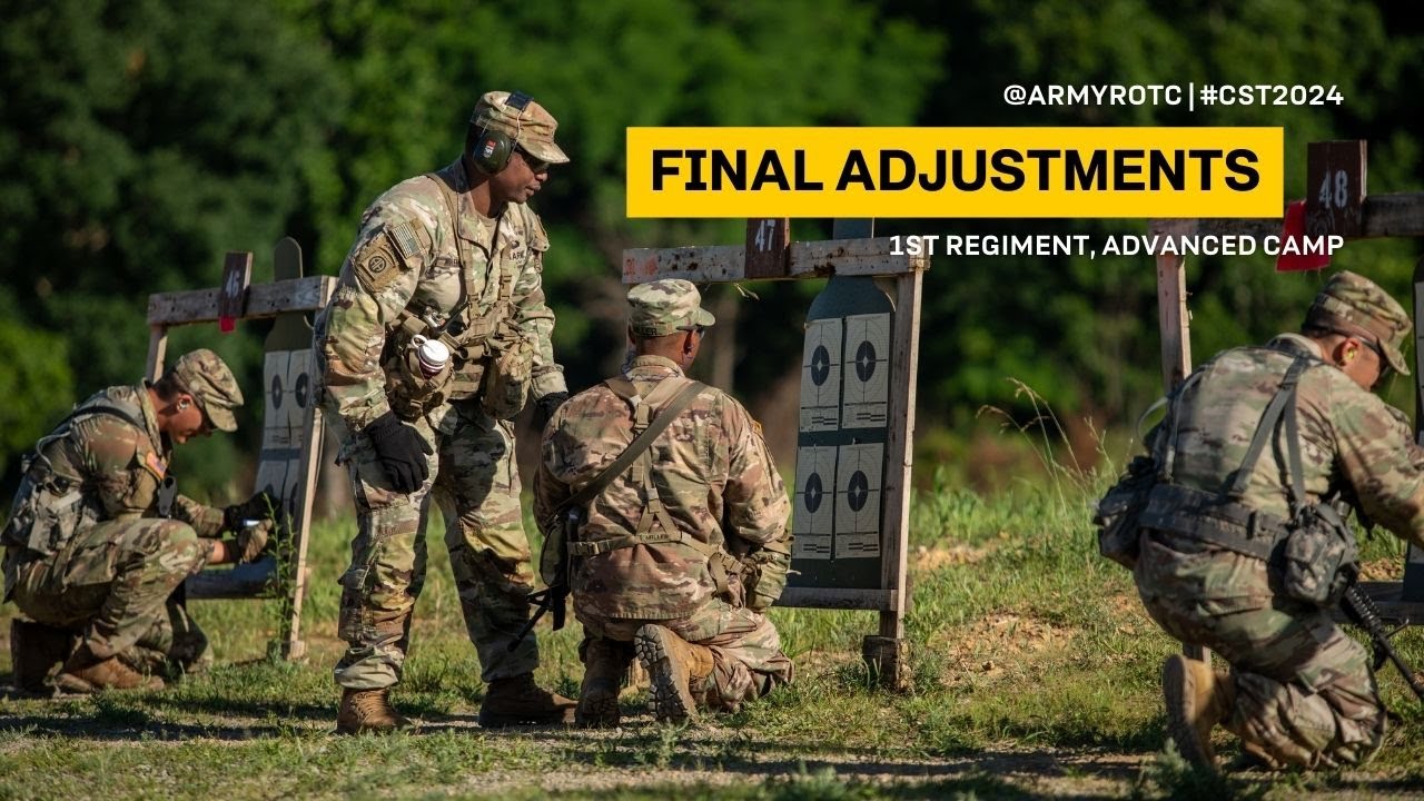 Final Adjustments | 1st Regiment, Advanced Camp | CST 2024 - YouTube