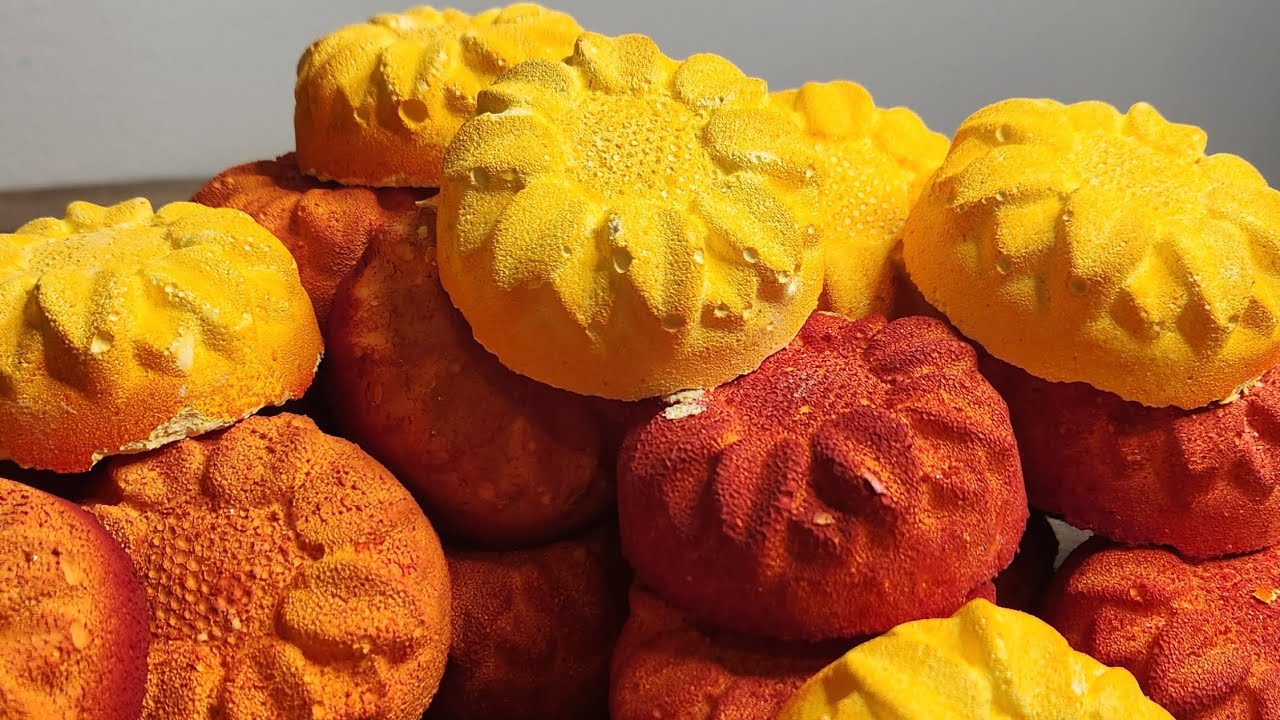 Fall Sunflower Pile Crush | September | Chalk ASMR - YouTube