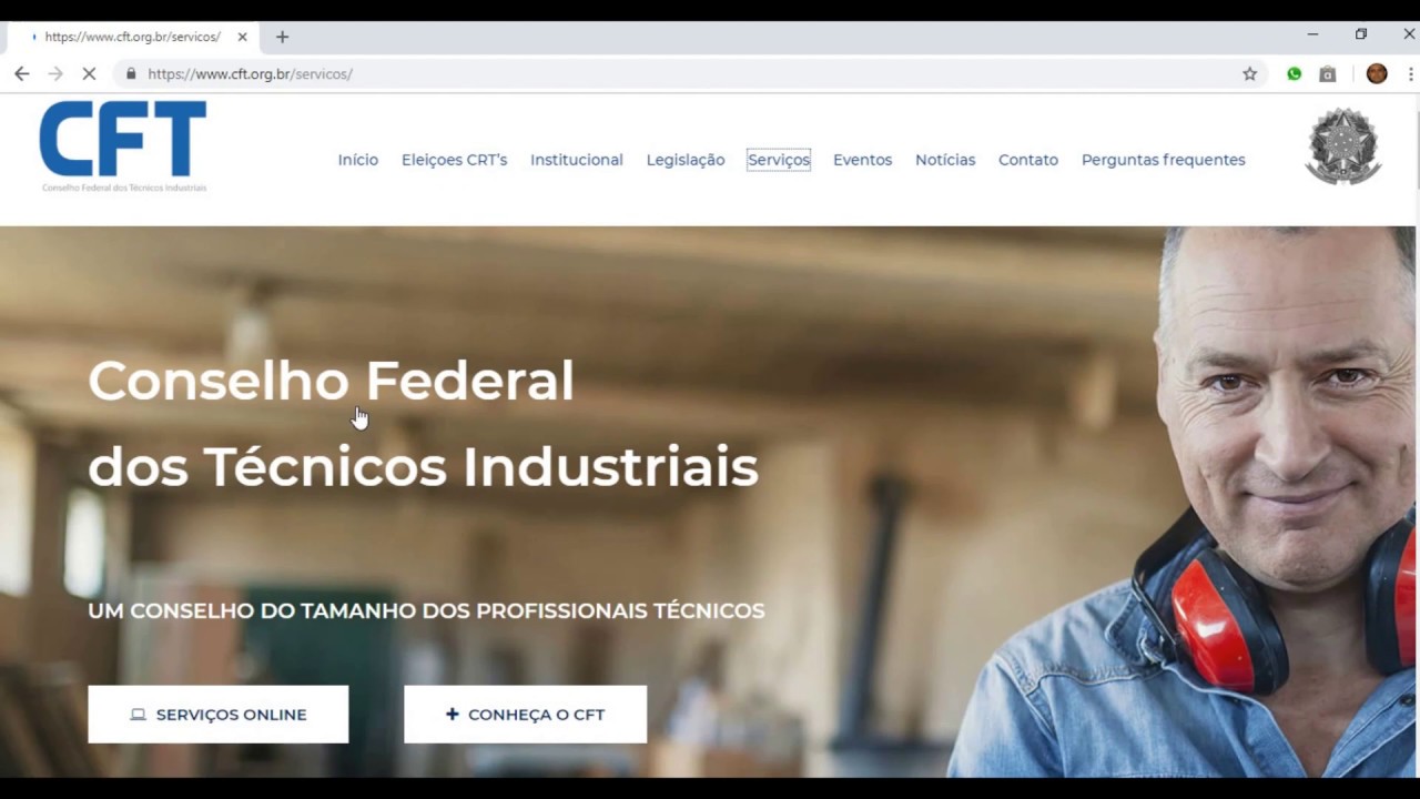 Como Solicitar o Registro Profissional e Pagar Anuidade no CFT - YouTube