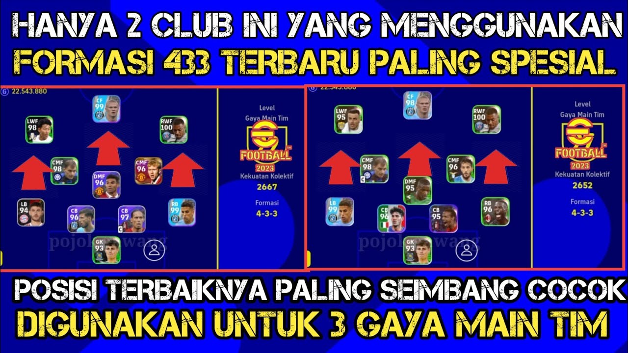 INILAH 2 FORMASI 433 TERBARU SPESIAL POSISI TERBAIKNYA COCOK UNTUK 3 ...