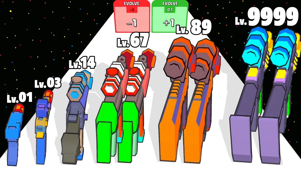 Gun Bluster Run - Level Up Gun Max Level Gameplay - YouTube