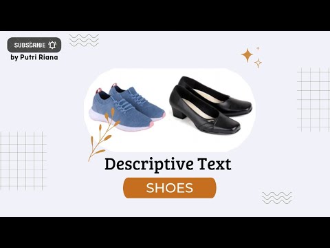 DESCRIPTIVE TEXT [SHOES] || ENGLISH MIDTERM TEST by PUTRI RIANA ...