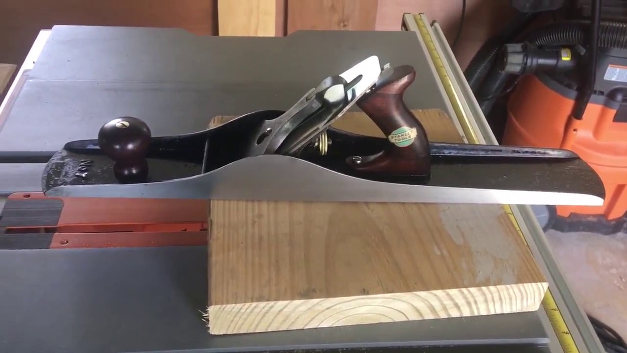 Stanley No. 7 Restored with Veritas A2 Iron in St Croix - YouTube