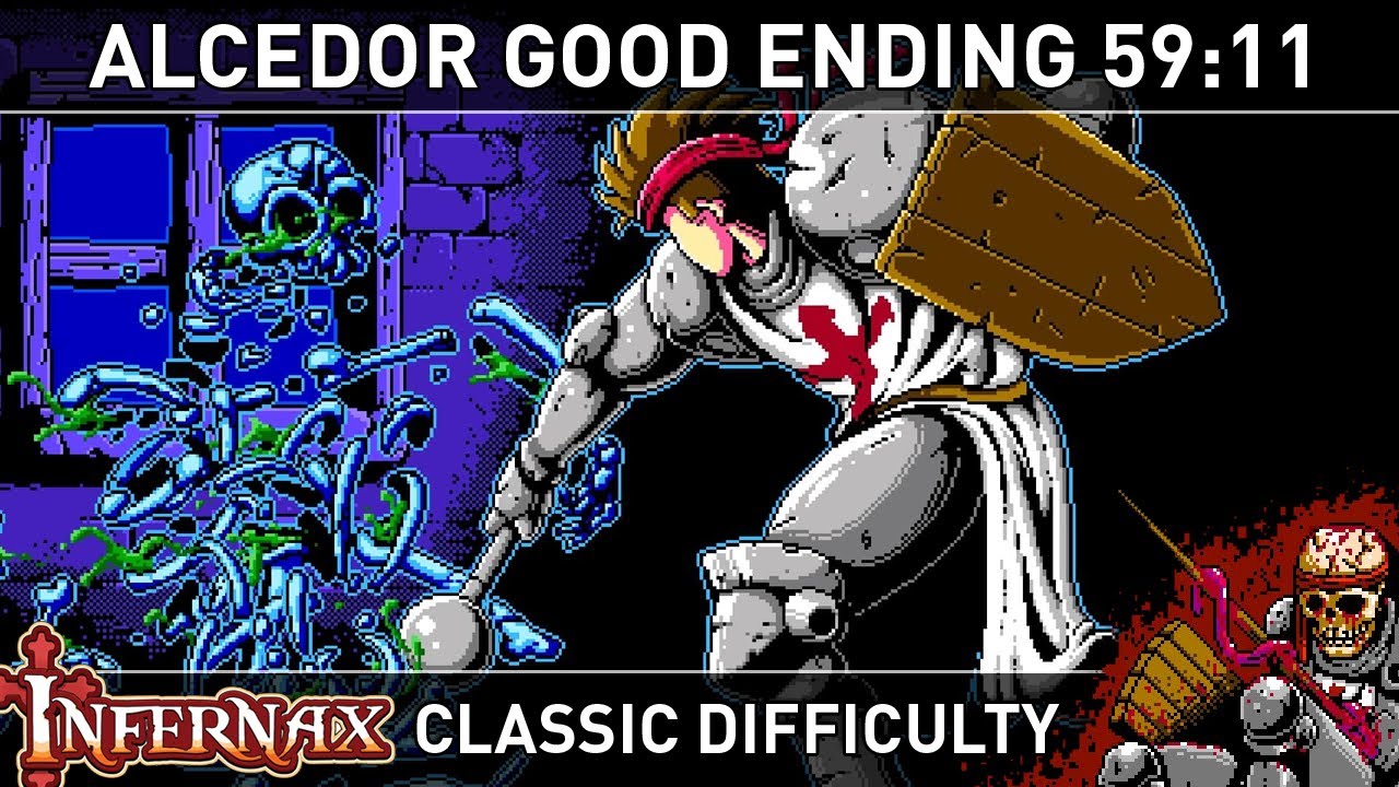 Infernax (Good Ending, Alcedor, Classic) Speedrun PB [59:11] - YouTube