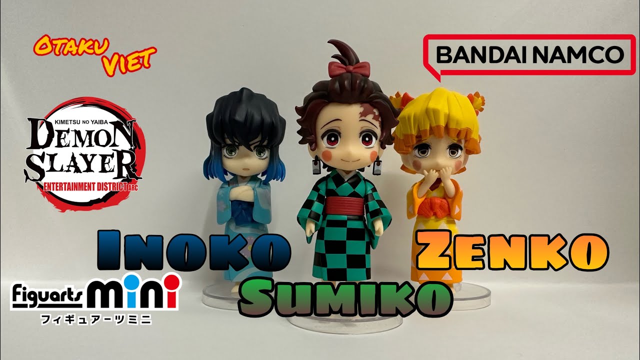 [OV046] review Figuarts Mini Sumiko-Zenko-Inoko / Kimetsu no Yaiba ...