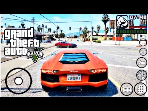 How to download link GTA 5 in Android with gameplay - YouTube
