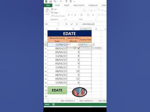 How to Find Due Date in Excel Using EDATE Formula: Quick and Easy Tutorial - YouTube