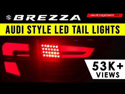 Maruti Suzuki Brezza | AUDI Style LED Tail Lights | AGMSBT630 ...