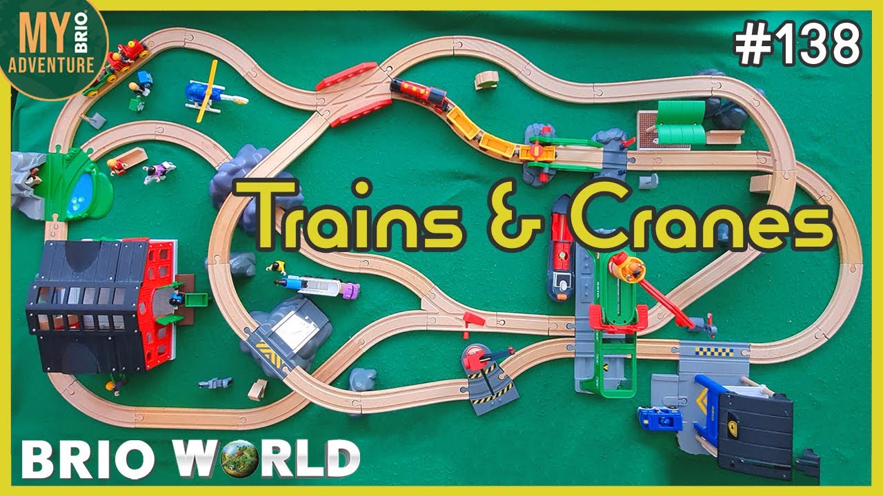 BRIO Trains and Cranes [138] - YouTube