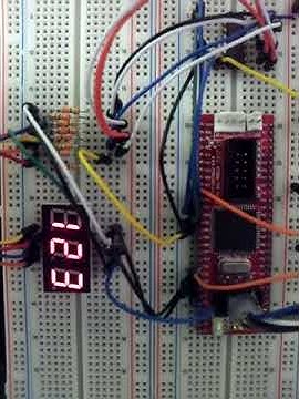 [AVR] 다이나믹 디스플레이 방식으로 FND(7-Segment)에 출력 실험 - YouTube