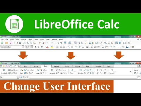 How to Enable Libre Office calc Ribbon | Making LibreOffice Like ...