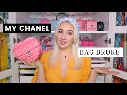 MY CHANEL HEART BAG BROKE! & HOW I FIXED IT | My Unfiltered Thoughts on Chanel Quality