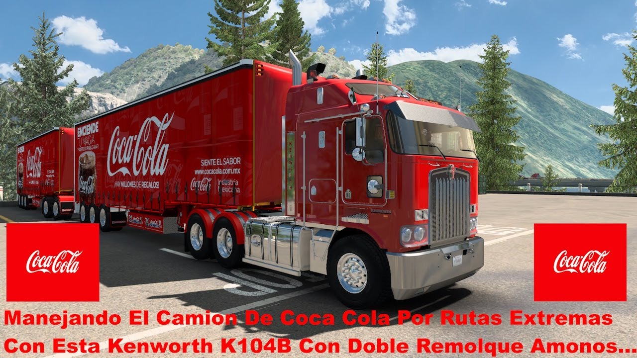 Manejando Una Freightliner M2 Con Doble Remolque En El Mapa Extremo De ...