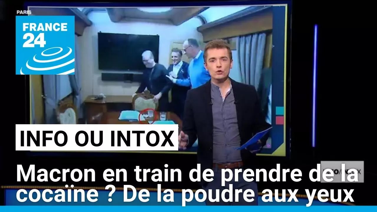 Emmanuel Macron en train de prendre de la cocaïne ? De la poudre aux ...