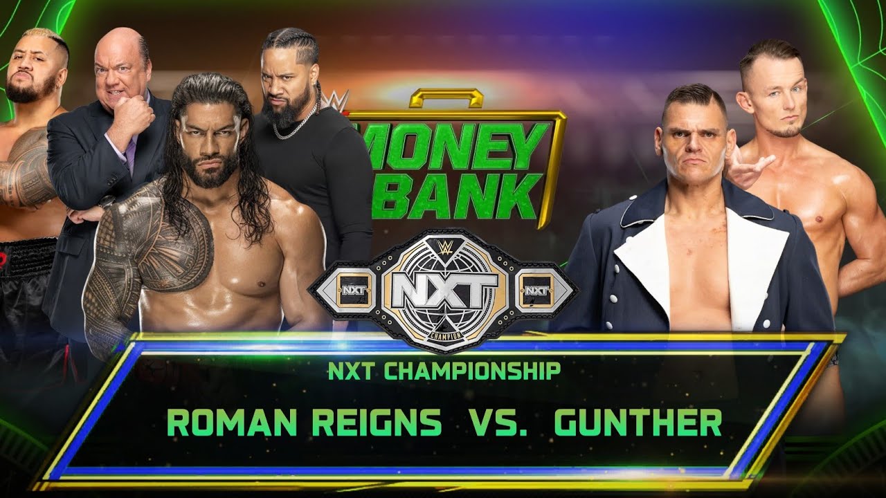 MEM × NXT Money in the Bank - NXT World Heavyweight Championship Match ...
