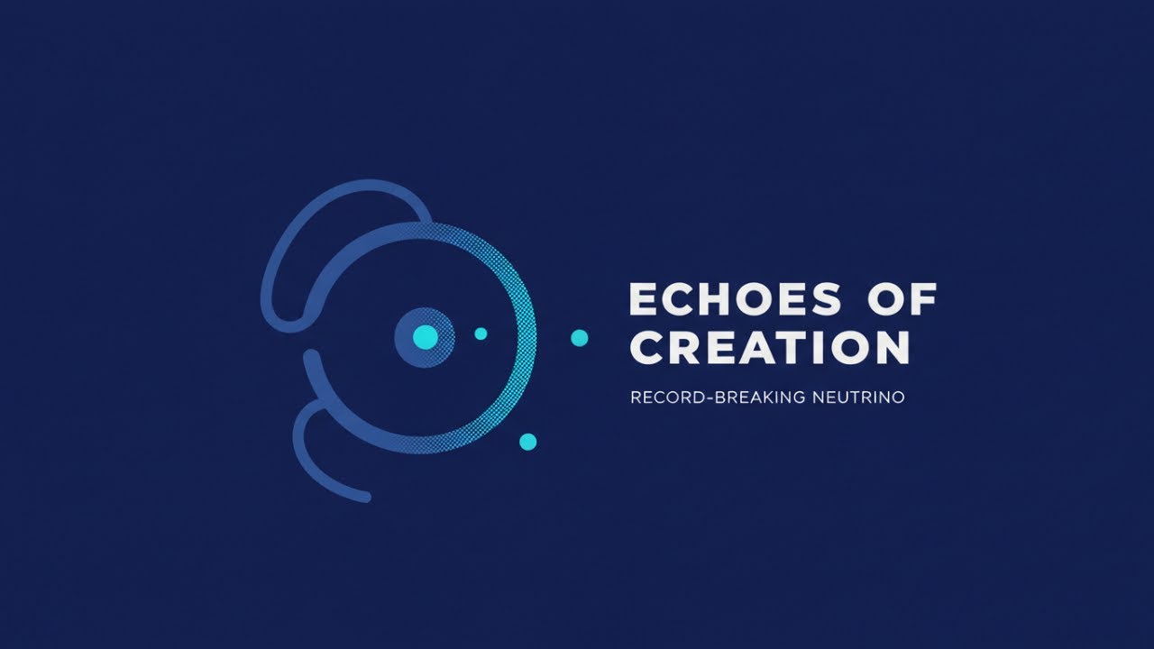 Echoes of Creation: Record-Breaking 'Ghost Particle' Detected Under the ...