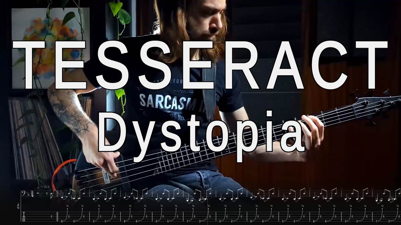 TesseracT - Dystopia // Bass cover + TABS // Ibanez AFR - YouTube