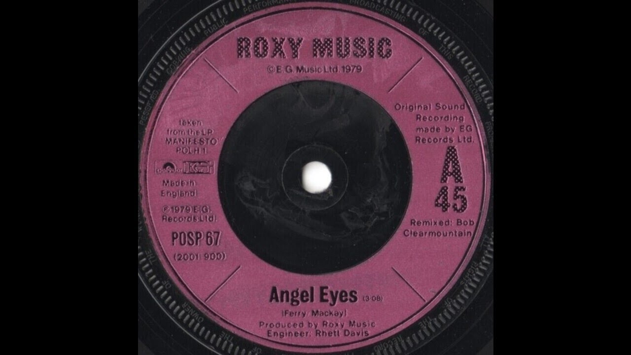 Roxy Music - Angel Eyes - YouTube