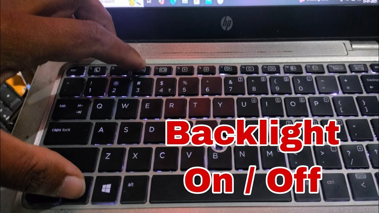 How to Turn ON / OFF Keyboard Backlight Using Shortcut Key's in ...