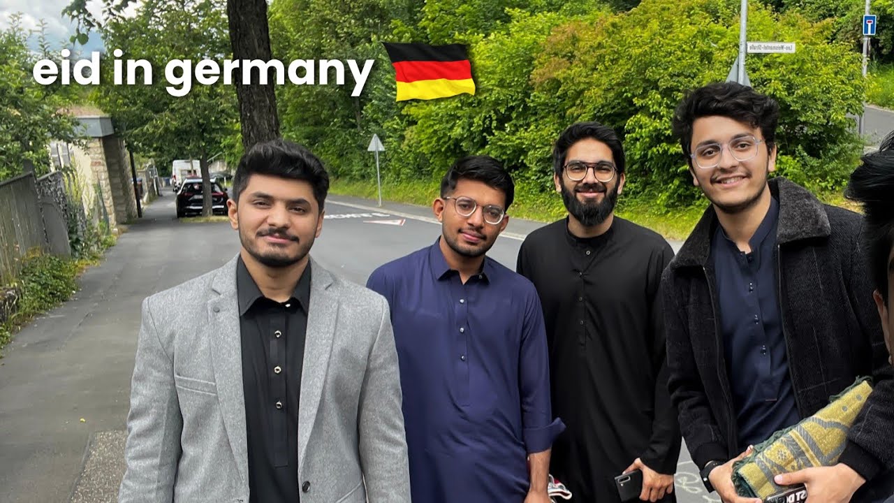Eid Ul Adha in Germany - Pakistani Community in Würzburg Germany - YouTube