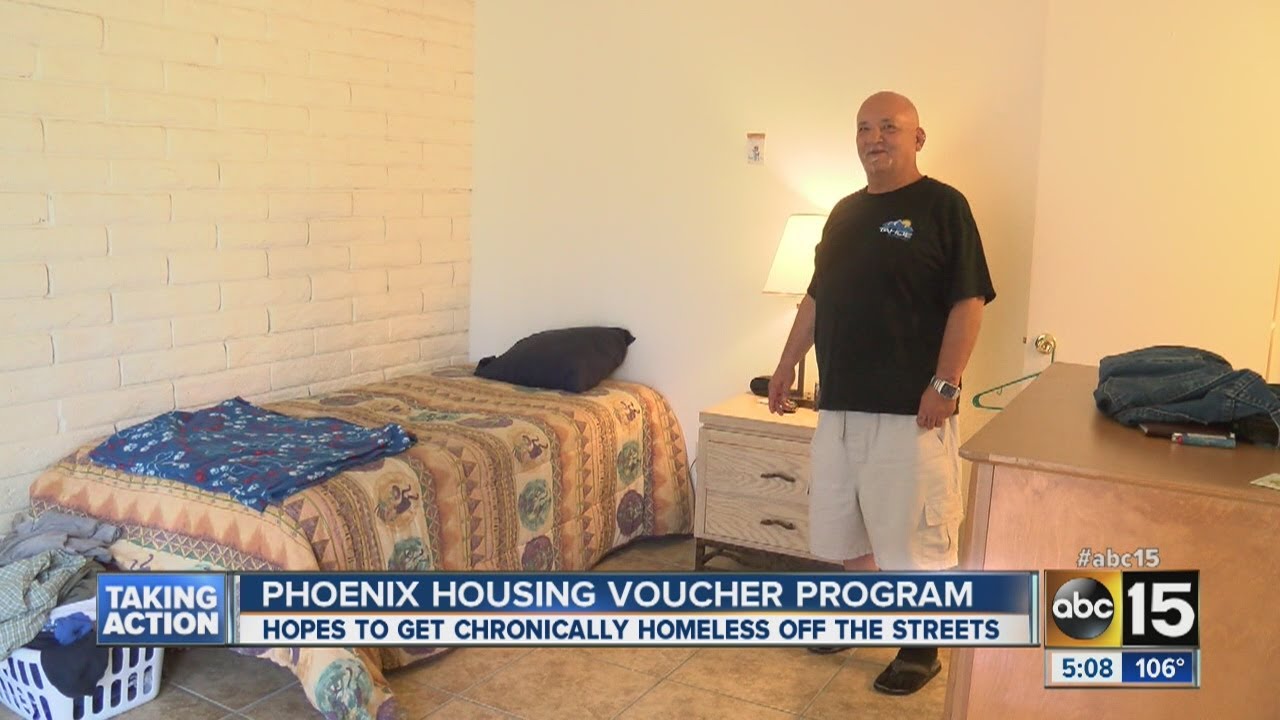 Phoenix starts housing voucher program - YouTube