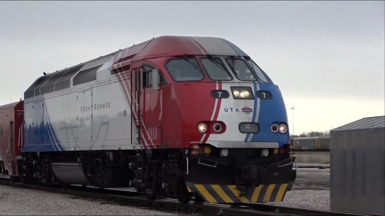 Frontrunner Trains in Action! - YouTube