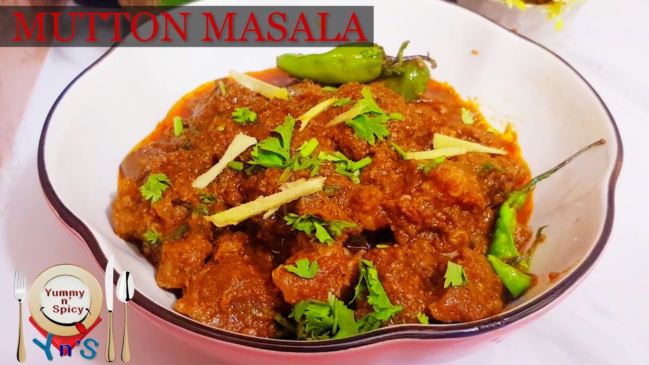 Mutton Masala Recipe/Mutton Karahi by yummy n spicy/Spicy Karahi Food ...