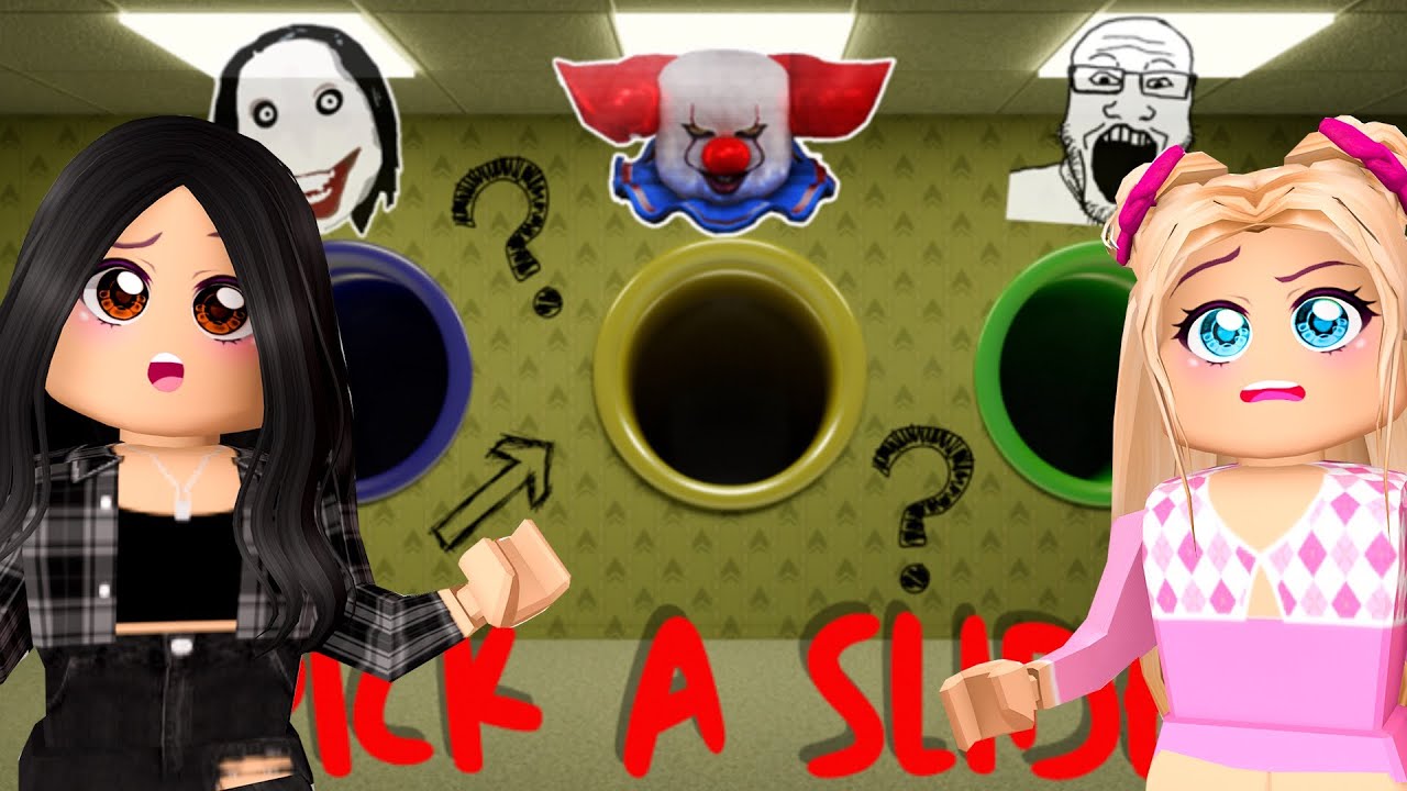 CAN WE PICK THE RIGHT SLIDE IN ROBLOX! - YouTube