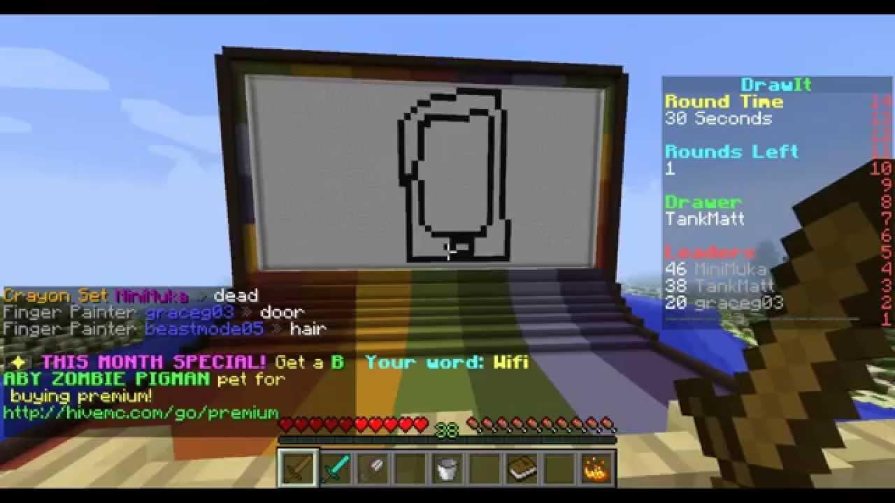 Minecraft- Draw It- W/ MiniMuka- Am I A Hacker? - YouTube