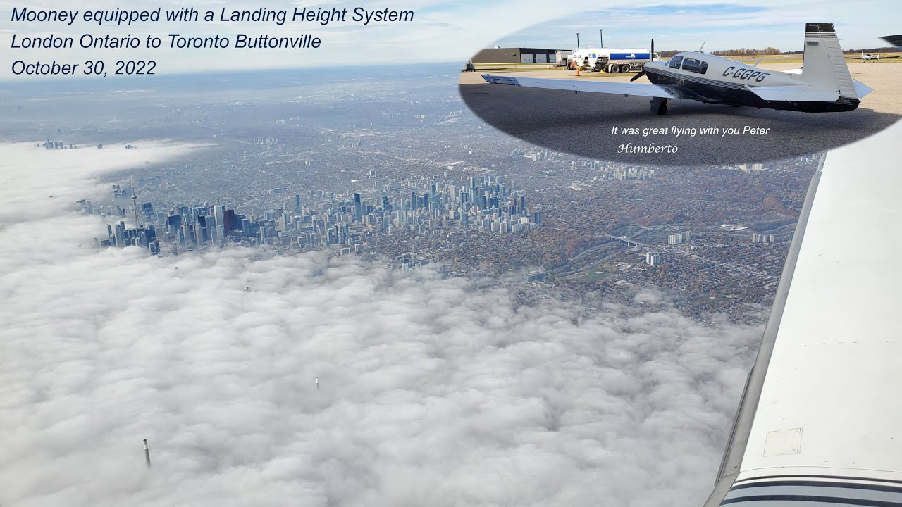 Mooney with landing height system Oct 2022 - YouTube