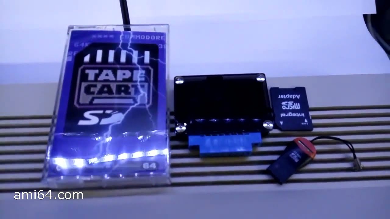 TAPECART SD for Commodore 64 (Perspex Cased) - YouTube