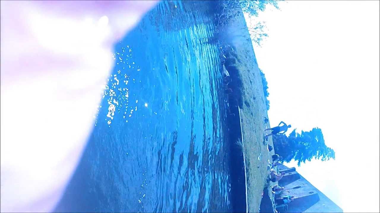 Bridge Jumping / Losing the GoPro at Mappleton (HD) - YouTube