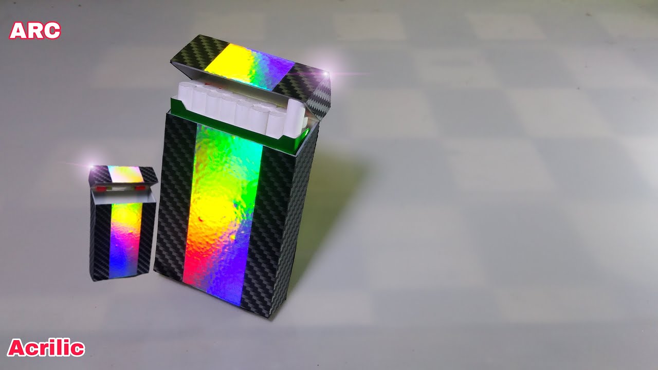 CARA BUAT KOTAK ROKOK - YouTube