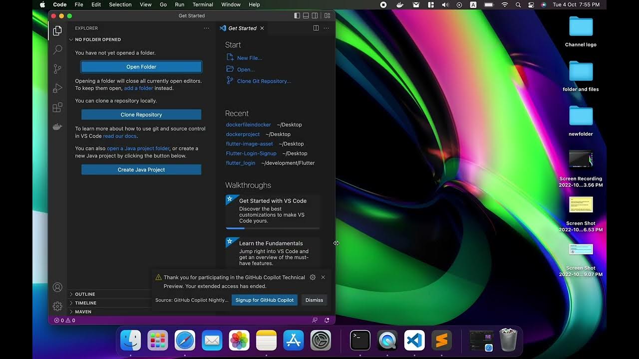 Docker: Creare docker file in visual studio code - YouTube