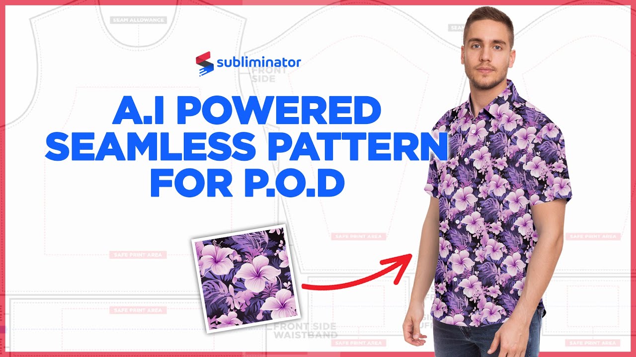 Seamless Pattern MidJourney Tutorial for Print on Demand - YouTube