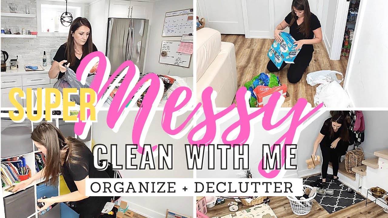 MESSY HOUSE / CLEAN WITH ME / DECLUTTERING AND ORGANIZING / 2021 - YouTube