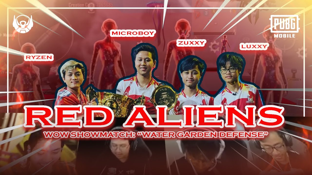 LEGENDS RED ALIENS COMEBACK MELAWAN ZOMBIE!! MIC CHECK | PUBG MOBILE ...