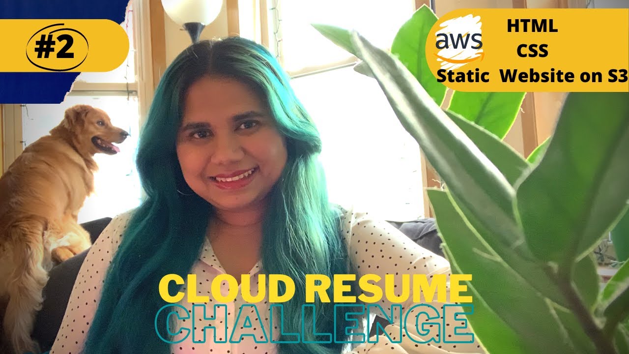 Cloud Resume Challenge-HTML, CSS, Static Website Hosting on S3 | Part 2 - YouTube