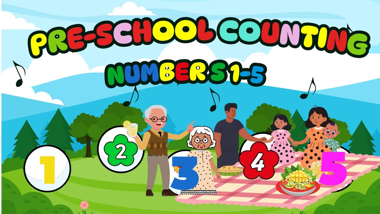 COUNTING FROM 1-5 WITH FRUITS SONG - YouTube