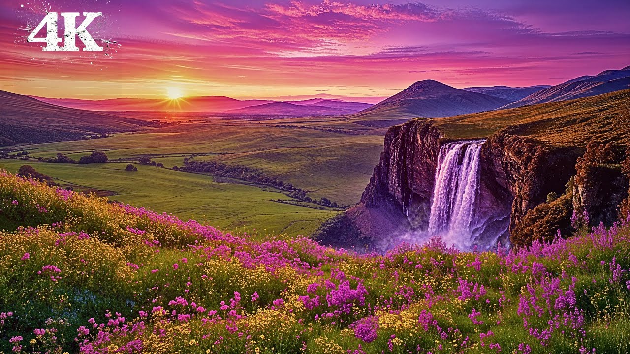 Idyllic Escape Ambience | Lose Yourself in Birdsong & Waterfall Magic ...