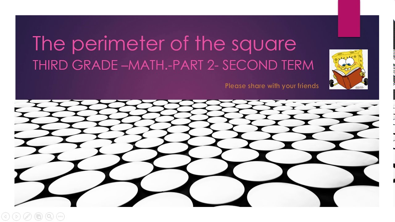 The perimeter of the square -Third grade -second term - YouTube