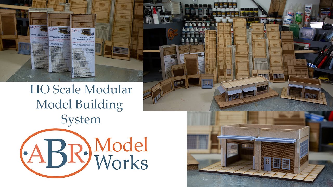 HO Scale Modular Model Building System Overview - YouTube