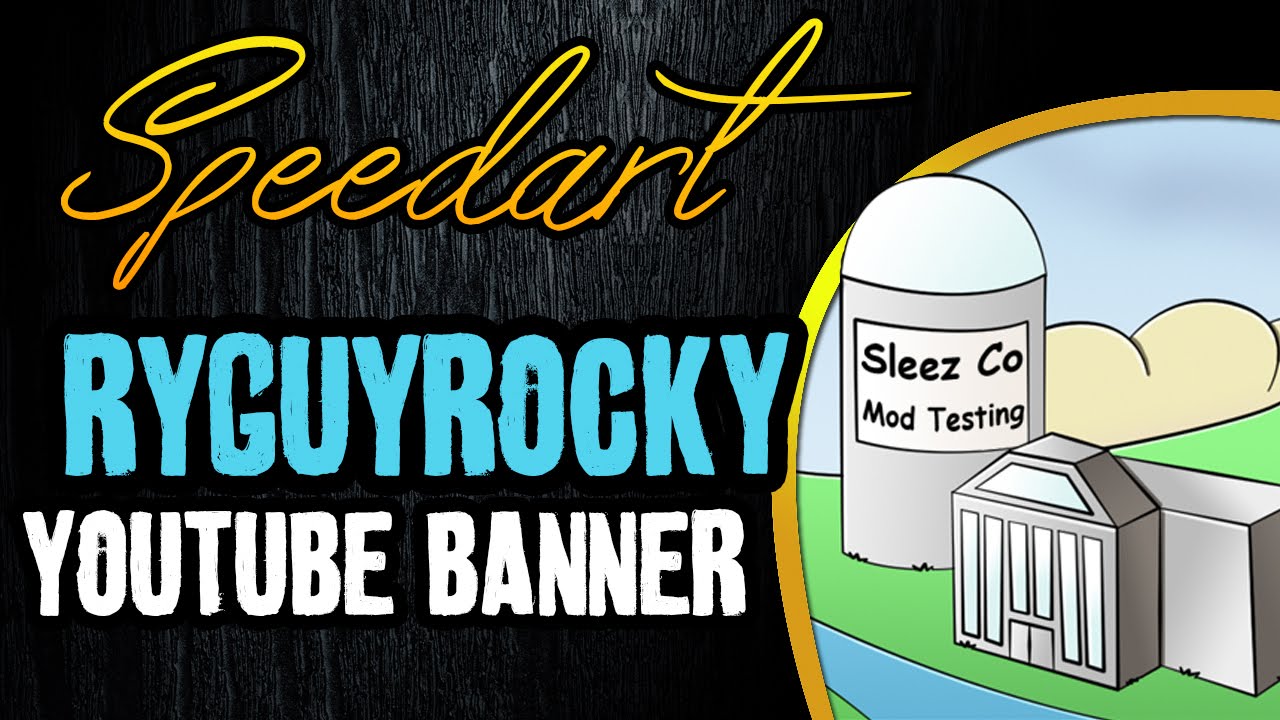 Minecraft SpeedART - Ryguyrocky Youtube Banner - YouTube