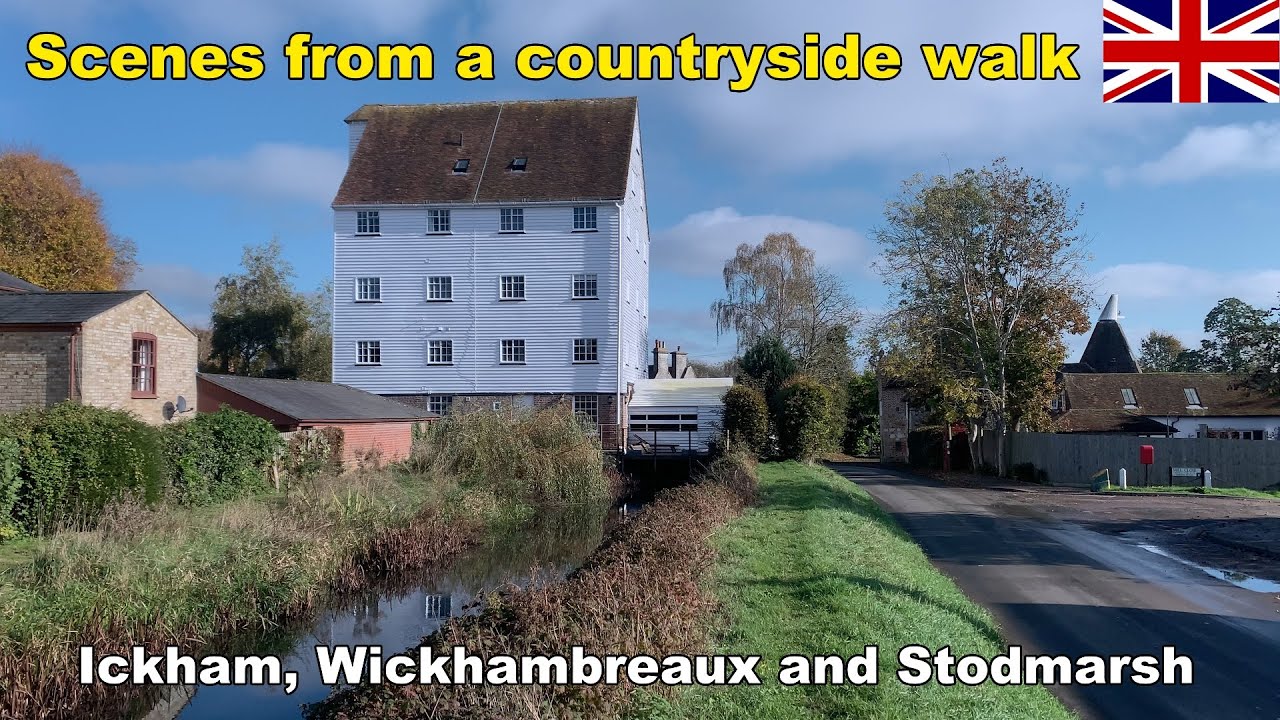 English village & countryside near Canterbury, Kent: Ickham ...