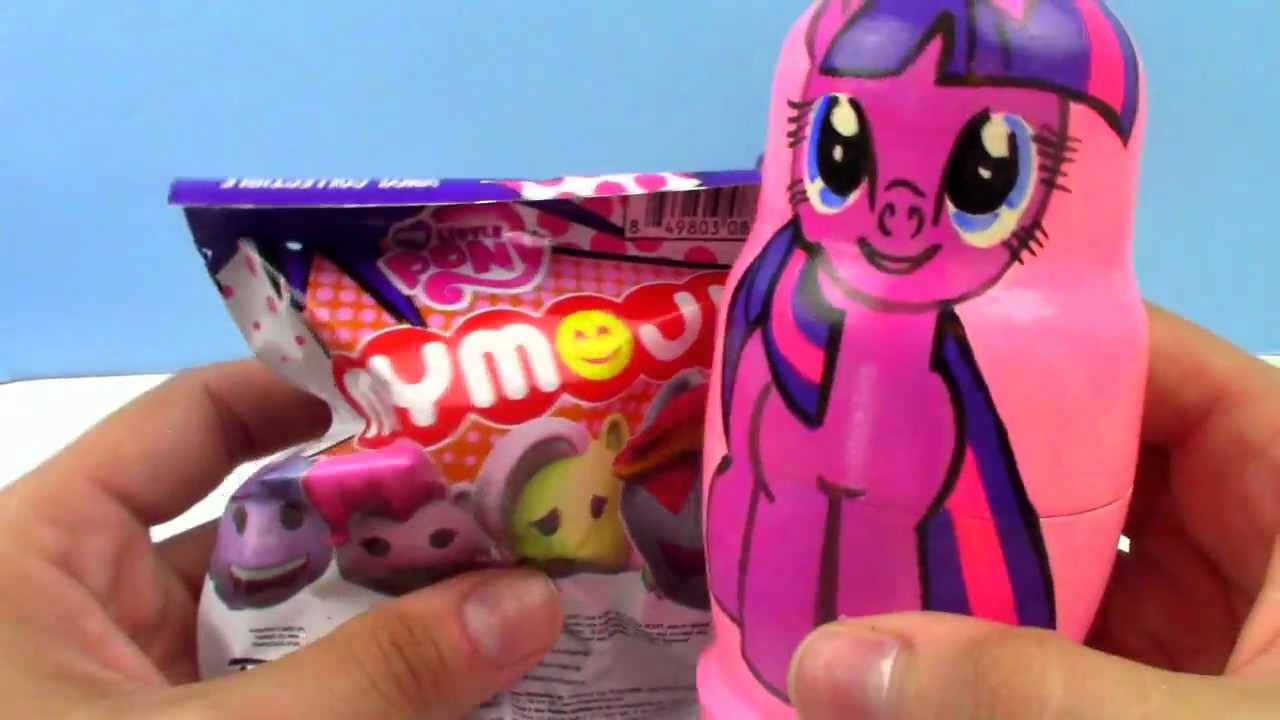 MLP My Little Pony Nesting Dolls Stacking Cups with Surprise Toys! Toy ...