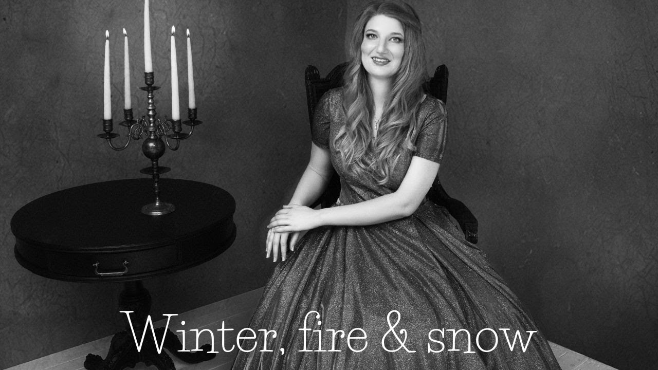 Winter fire & snow - YouTube