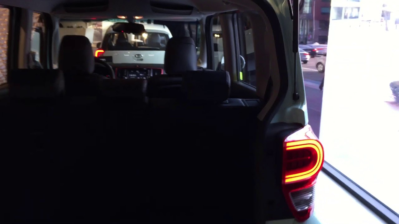 2019 기아 더 뉴 레이 트렁크, 슬라이딩 도어(2019 Kia The New Ray trunk, sliding door ...